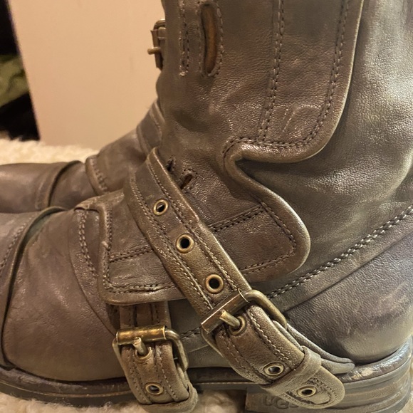 UGG | Shoes | Ugg Moto Boots | Poshmark